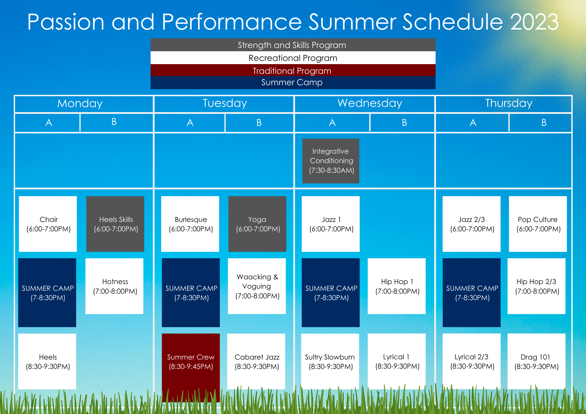 Classes – Passion & Performance